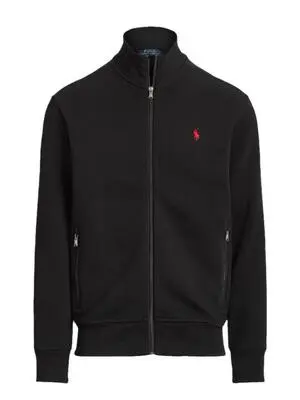 Polo Ralph Lauren Zip-up Jacket With Embroidered Pony Logo - Black