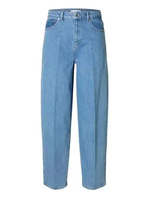 SELECTED Belt Loop Jeans - Lightbluedenim