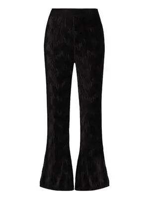GANNI Ganni Plissé Flared Trousers