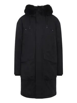 Moose Knuckles Dawson Parka With Faux Fur Hood - Black