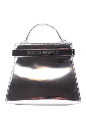 Karl Lagerfeld Logo Handbag - Black