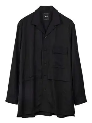 Y3 Y-3 Button-Up Twill Shirt