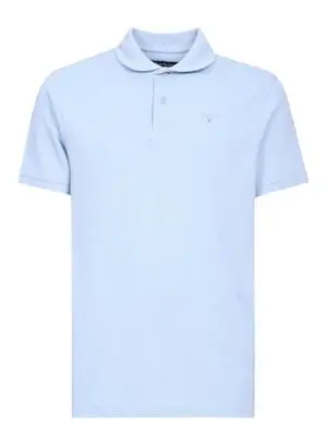 Barbour Logo Embroidered Polo Shirt - Blue