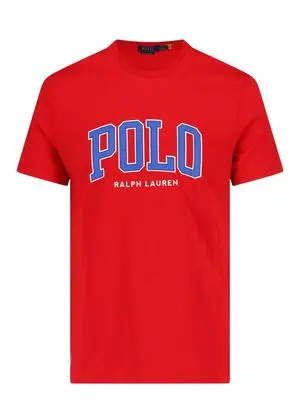 Polo Ralph Lauren Logo-printed Crewneck T-shirt - Red