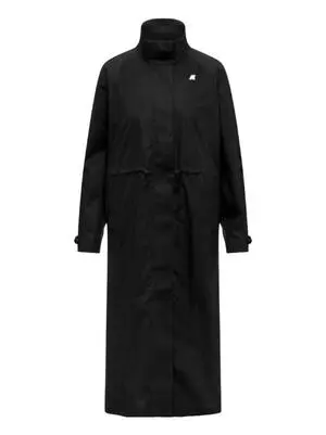 K-WAY Barbrein Drawstring Coat - Black