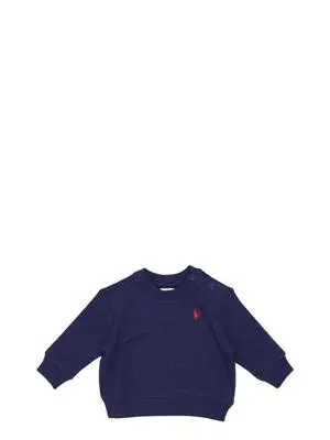 Ralph Lauren Embroidered Logo Crewneck Sweatshirt - Blue