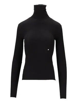 Polo Ralph Lauren High Neck Knit Jumper - Black