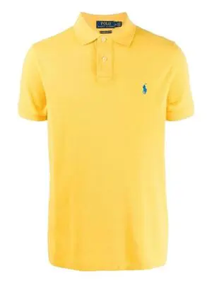 Polo Ralph Lauren Pony Embroidered Short-sleeved Polo Shirt - Yellow