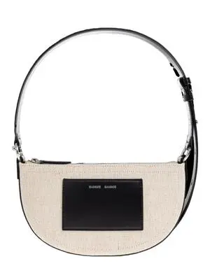 SAMSOE SAMSOE Logo-embossed Shoulder Bag - Black