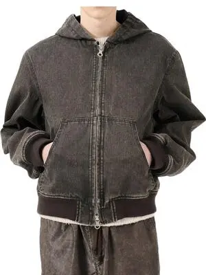 Our Legacy Bank Hooded Jacket - Black