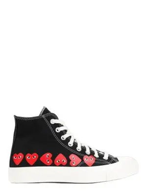 CONVERSE X COMME DES GARONS PLAY Chuck Taylor High Top Sneakers - Black