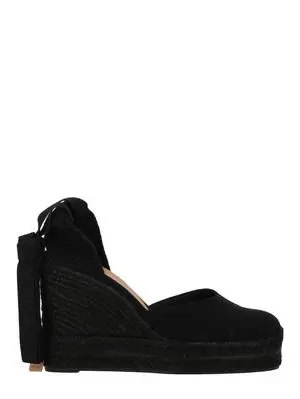 CastaÑer Carina Wedge Espadrilles - Black