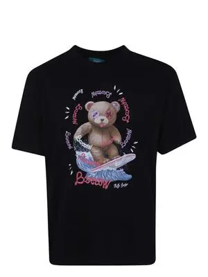 BARROW Printed T-shirt - Black