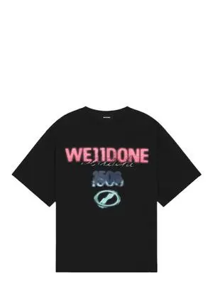 We11Done Spray 1506 T-shirt - Black