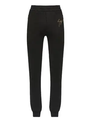 GIUSEPPE ZANOTTI Giuseppe Zanotti Logo Printed Zipped Track Pants