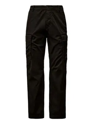 C.P. COMPANY Cargo Pants With Lens Detail - Black