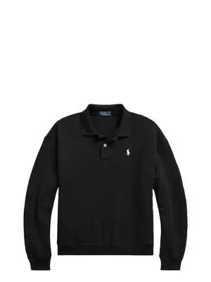 Polo Ralph Lauren Embroidered Logo Polo Shirt - Black