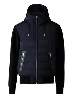 Mackage Long-sleeved Knitted Down Jacket - Black
