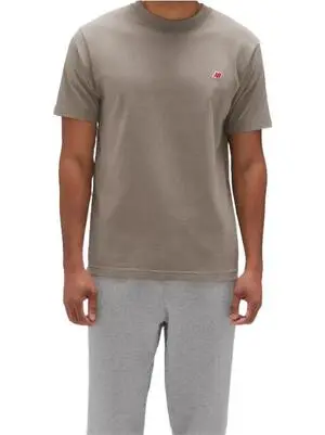 NEW BALANCE Logo Patch Crewneck T-shirt - Dockside