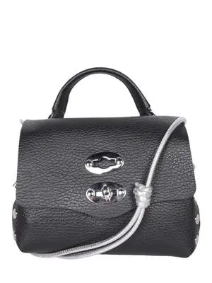 ZANELLATO Postina Daily Night Strapped Shoulder Bag - Black