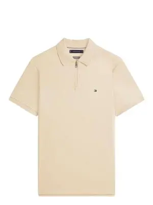 Tommy Hilfiger Zipper Polo Shirt Nude
