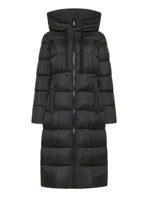 Peuterey Recycled Polyester Long Down Jacket - Black