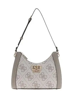 Guess Karnilla Monogram Shoulder Bag - Gray