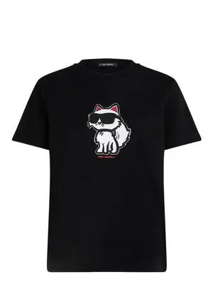 KARL LAGERFELD Karl Lagerfeld Ikon Choupette T-Shirt
