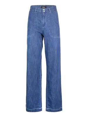 A.p.c. High Waist Flared Jeans - Blue
