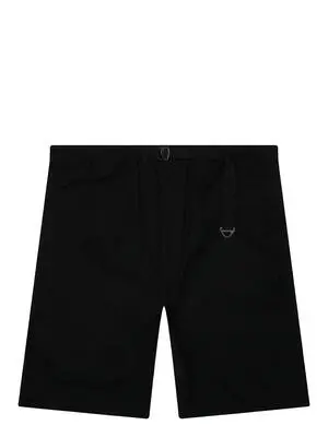 Comme Des Garçons Elastic Waist Belted Shorts - Black