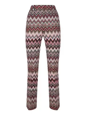 Missoni Zigzag Patterned Trousers - Gray