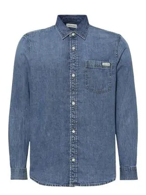 Calvin Klein Denim Button-up Shirt - Blue