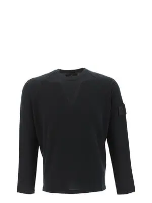 STONE ISLAND Stone Island Shadow Project Crewneck Sweatshirt With Logo Patch