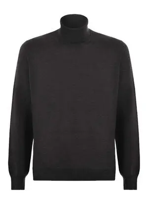 Tagliatore Miles High Neck Knitwear - Black
