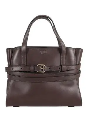Moschino Embossed Tie Detailed Handbag - Black