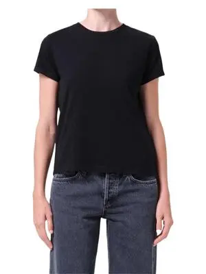 AGOLDE Cotton Crewneck T-shirt - Black
