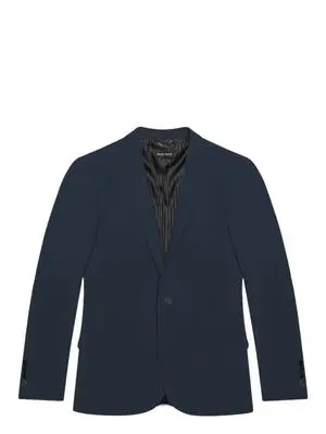 ANTONY MORATO Slim Fit Stretch Viscose Blend Blazer - Black