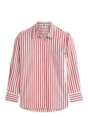 Tommy Hilfiger Long Sleeve Striped Shirt - Red