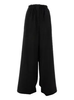 QUIRA QUIRA Elastic Wide Leg Sweatpants