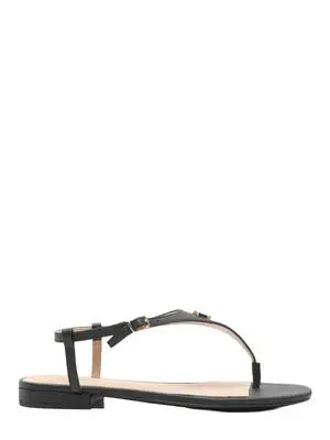 Ralph Lauren T-bar Strap Sandals - Black