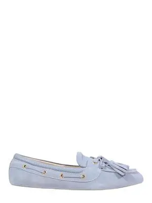 Liu Jo Round Toe Loafers With Tassel Detail - Blue