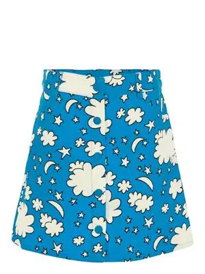 STELLA MCCARTNEY Stella McCartney Cloud Print Skirt