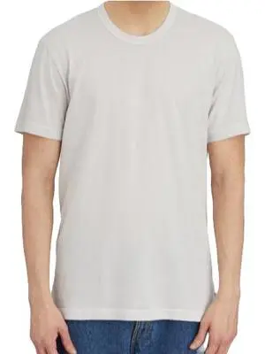 JAMES PERSE Short-sleeved Crewneck T-shirt - White