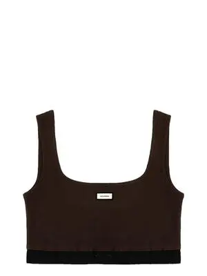 ENTIRE STUDIOS Lounge Top - Black