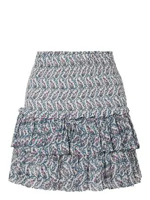 ISABEL MARANT ÉTOILE Isabel Marant Etoile Naomi Floral Ruffled Mini Skirt