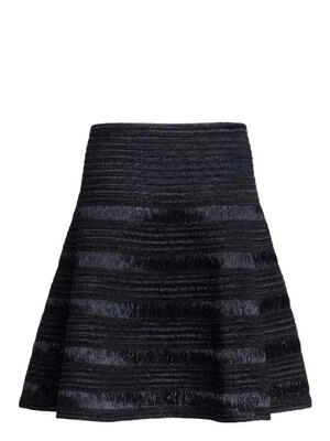 ALAÏA Alaïa Knitted Raffia Skirt