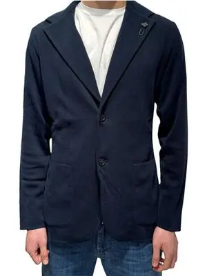 LARDINI Long-sleeve Blazer - Black
