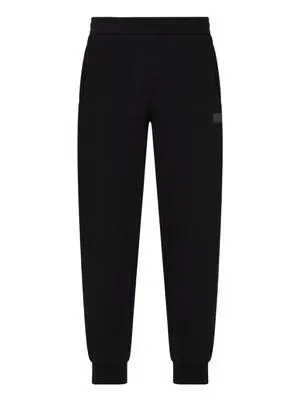 Armani Exchange Logo-detail Track Pants - Black