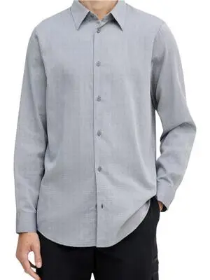 Armani Exchange Long-sleeves Shirt - Gray