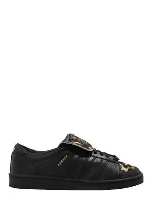 Adidas Jabbar Low Leopard-print Sneakers - Black